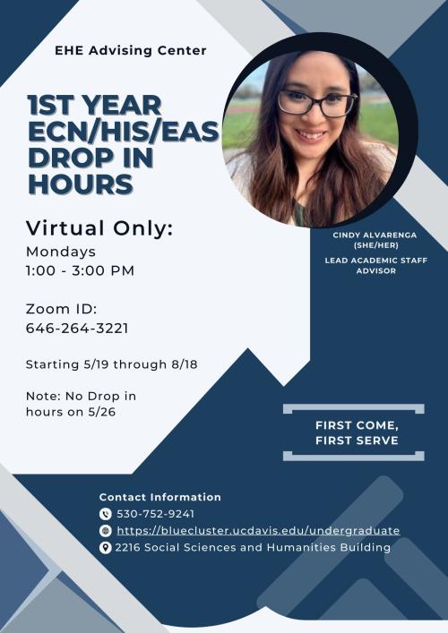 First-Year Students | Economics at UC Davis